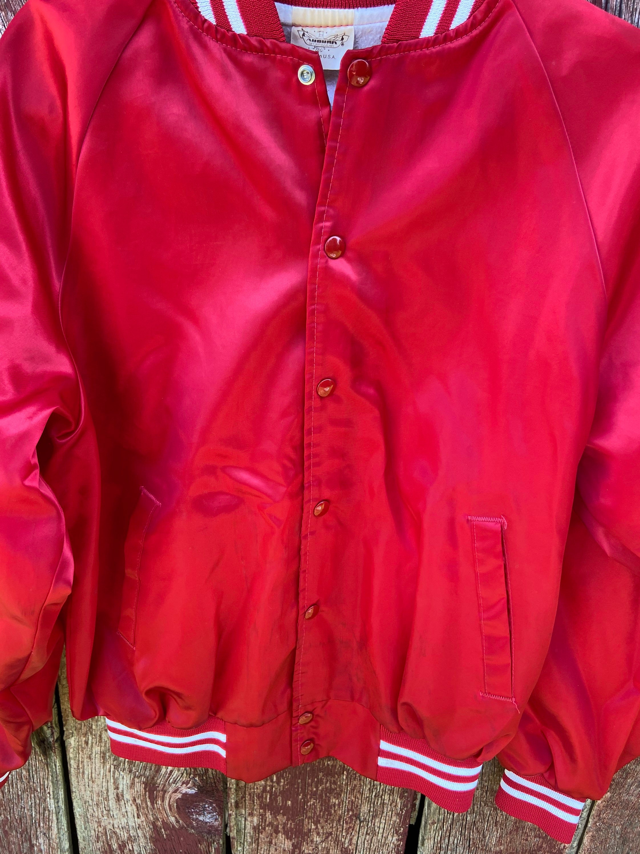 1980's Nylon Bomber Baseball Jacket