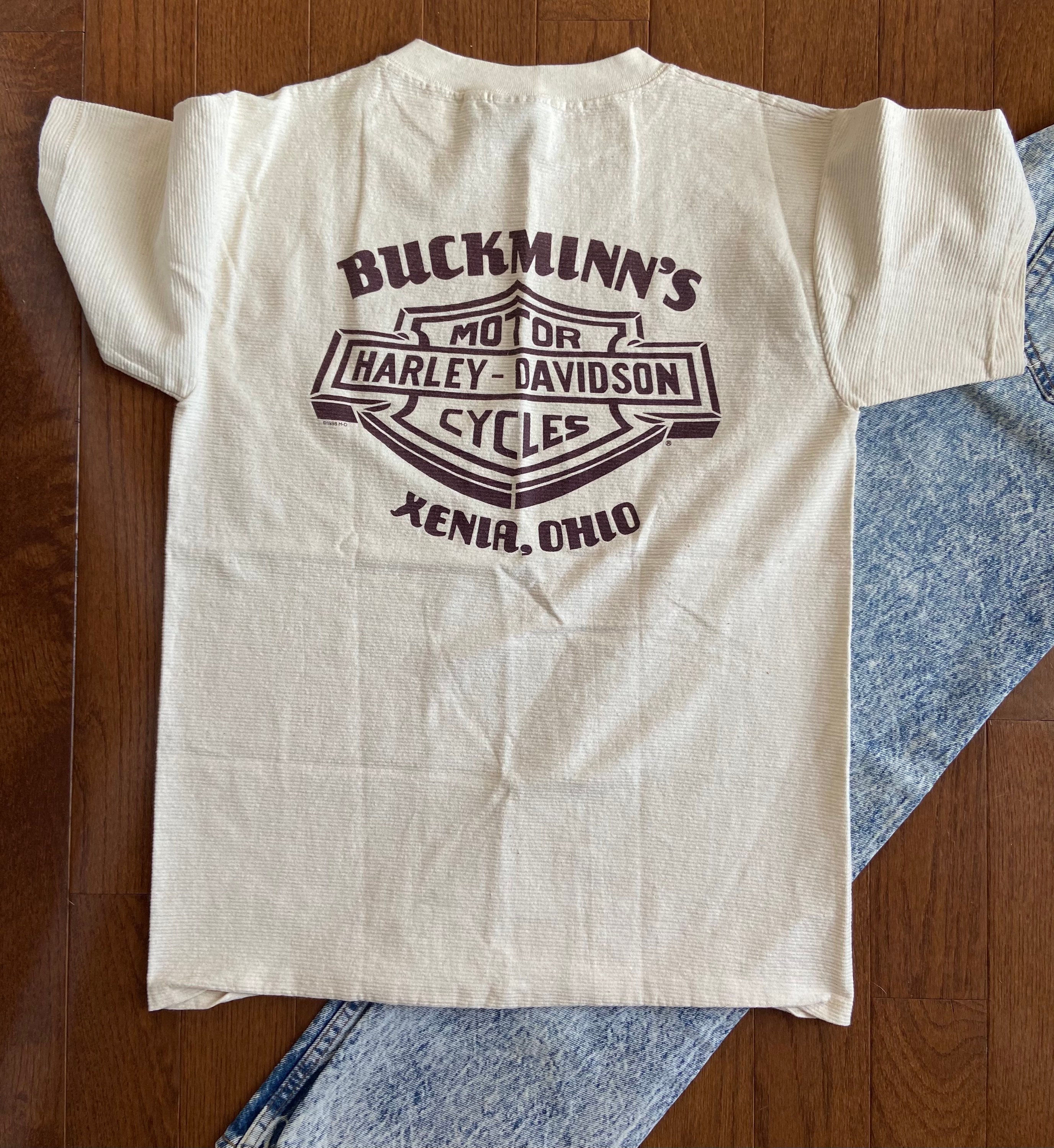 1989 Buckminn’s Xenia Ohio Harley Davidson Tee