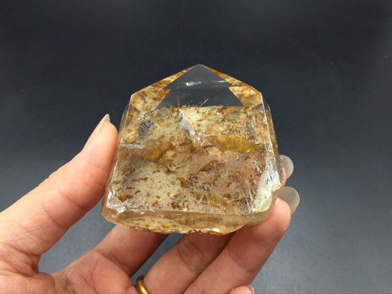 2.6 Landscape Quartz Crystal Point Lodolite Quartz - Etsy