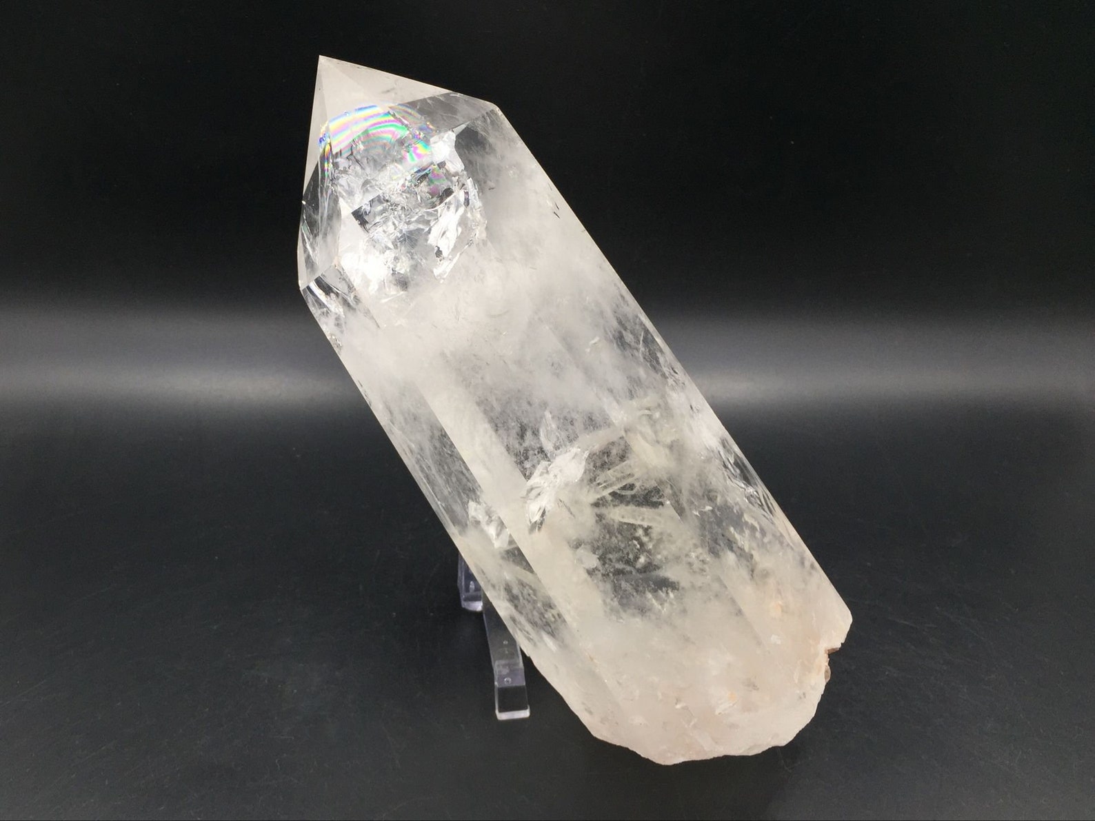 7.8 Extra Large Clear Quartz Point Clear Rock Rainbow - Etsy