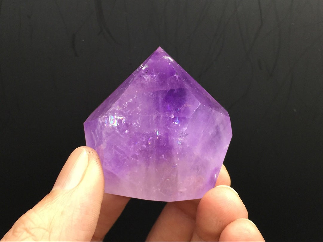 Amethyst Crystal Point Tower Purple Amethyst Point Standing Point ...