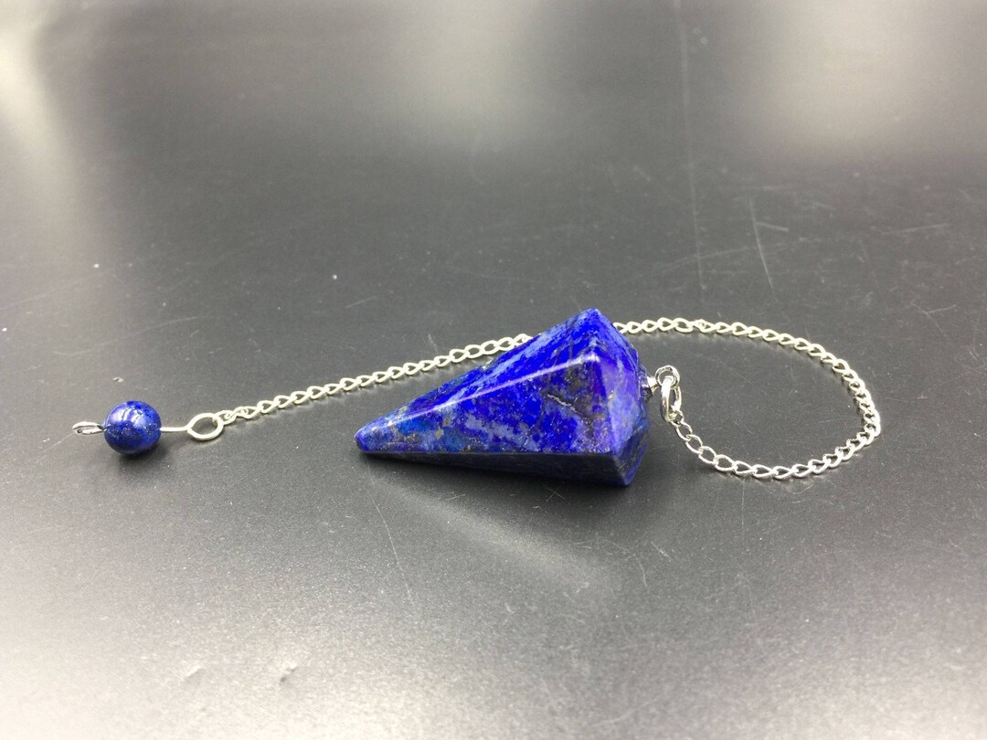 Blue Lapis Pendulum Crystal Pendulum Gemstone Pendulum Pendant Dowsing ...