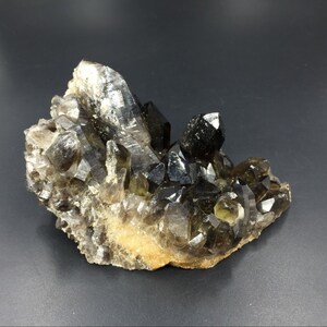 Irradiated Smoky Quartz Cluster Dark Smoky Quartz Crystal Cluster ...