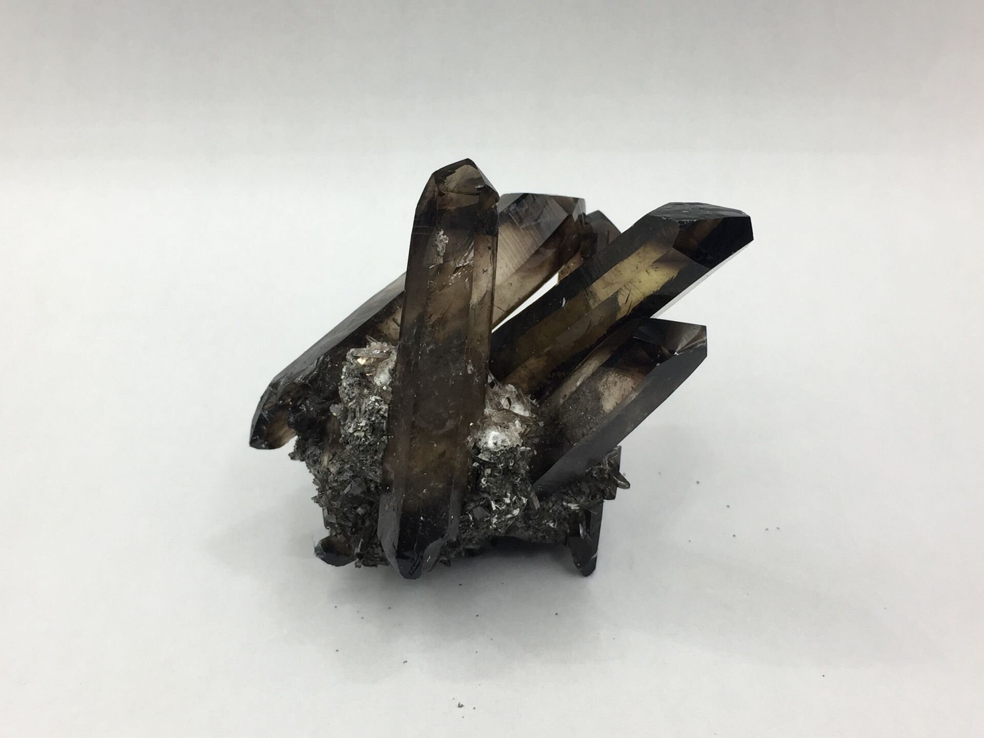 Irradiated Smoky Quartz Cluster Dark Smoky Quartz Crystal | Etsy