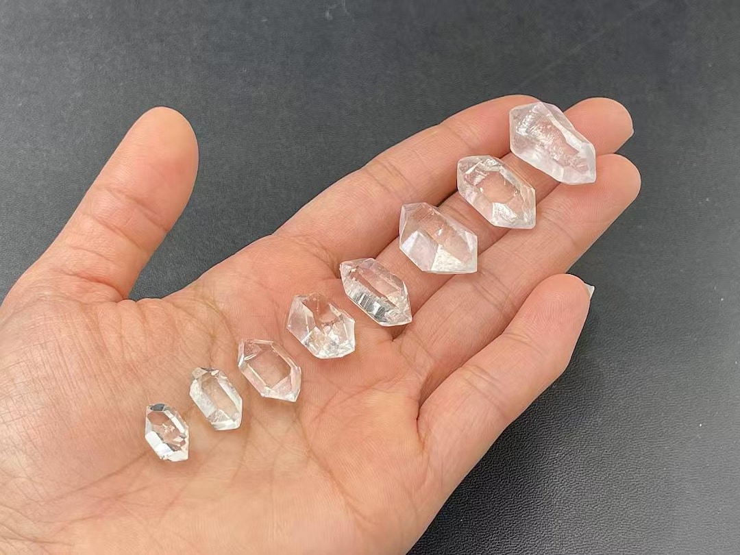 Herkimer Diamonds Double Terminated Raw Herkimer Quartz Crystal Points ...