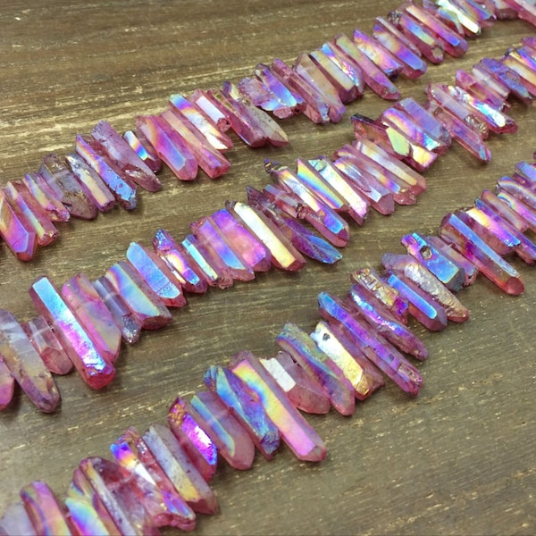 Pink Aura Quartz - Etsy