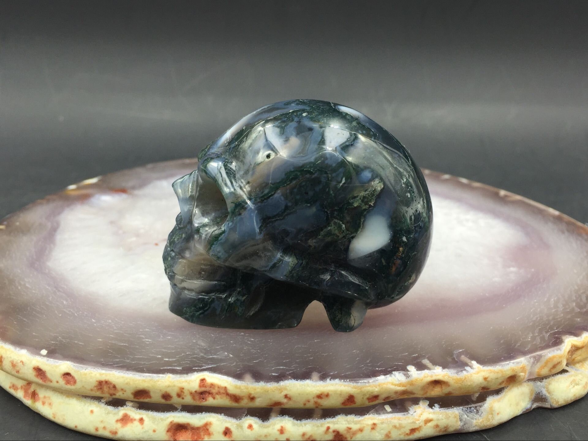 Fancy Jasper Skull Natural Crystal Skull Realistic Skull Indian Agate ...