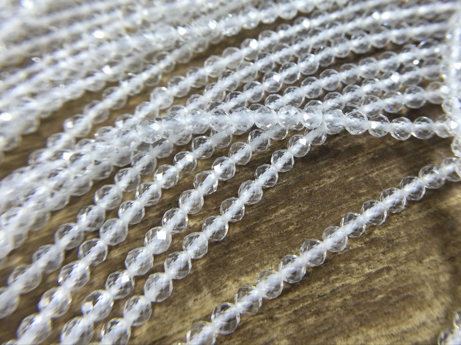 3mm Faceted Clear Quartz Micro Faceted Round Clear Quartz - Etsy