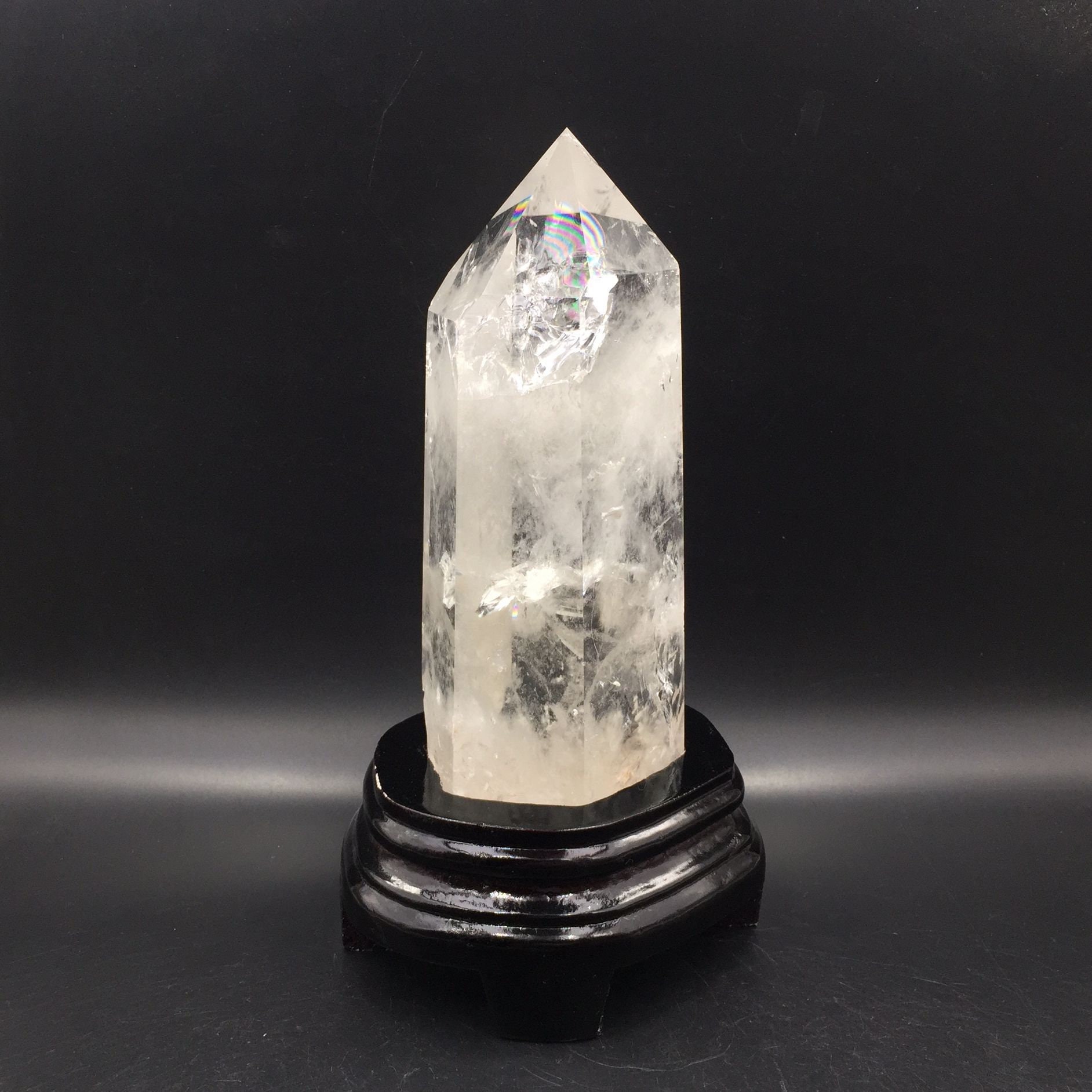 7.8 Extra Large Clear Quartz Point Clear Rock Rainbow - Etsy