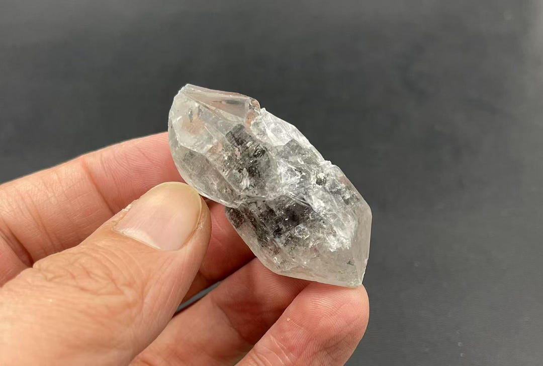 Tibetan Black Phantom Quartz Himalayan Quartz Double Terminated ...