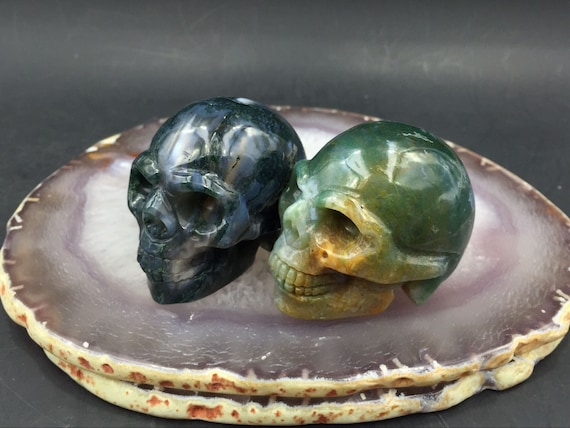 Fancy Jasper Skull Natural Crystal Skull Realistic Skull | Etsy