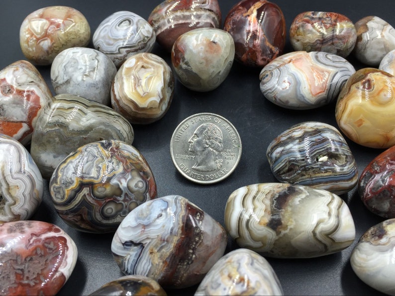 Botswana Agate Tumbled Stone Polished Agate Stone Tumblestone - Etsy