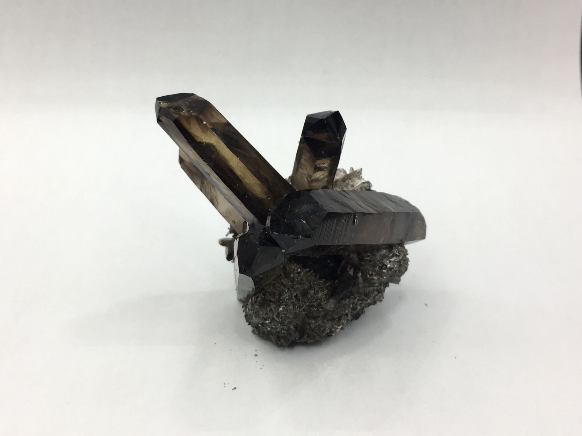 Irradiated Smoky Quartz Cluster Dark Smoky Quartz Crystal | Etsy