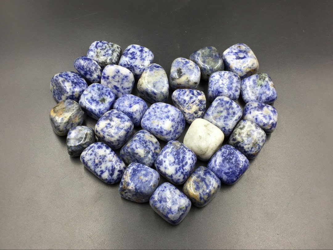 Sodalite Tumbled Stone Blue Sodalite Crystal Tumbled Healing Gemtone ...
