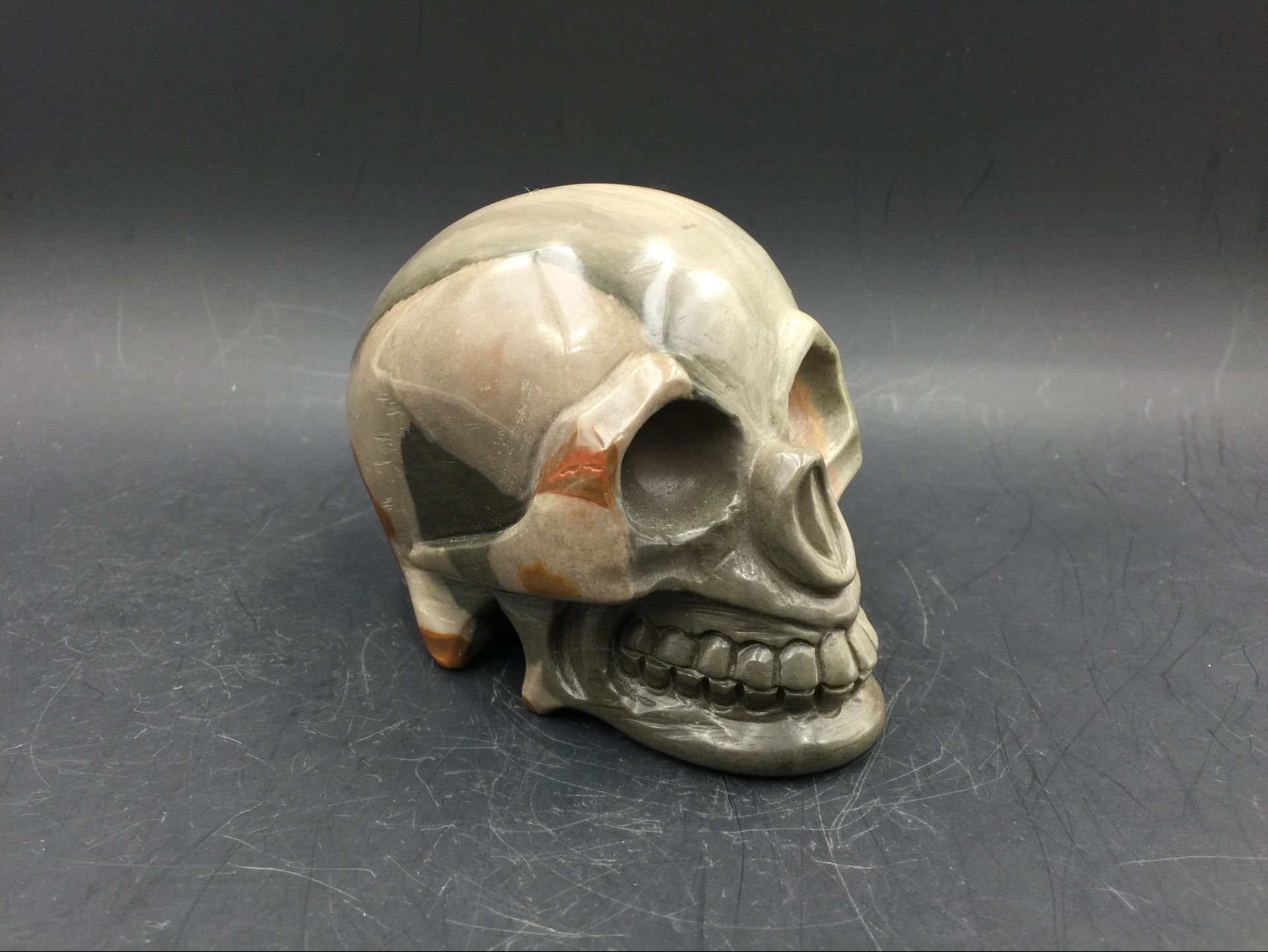 4 Large Ocean Jasper Skull Realistic Crystal Skull Decor | Etsy