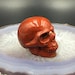 Natural Red Jasper Skull Realistic Skull Red Stone Skull Crystal Skull ...