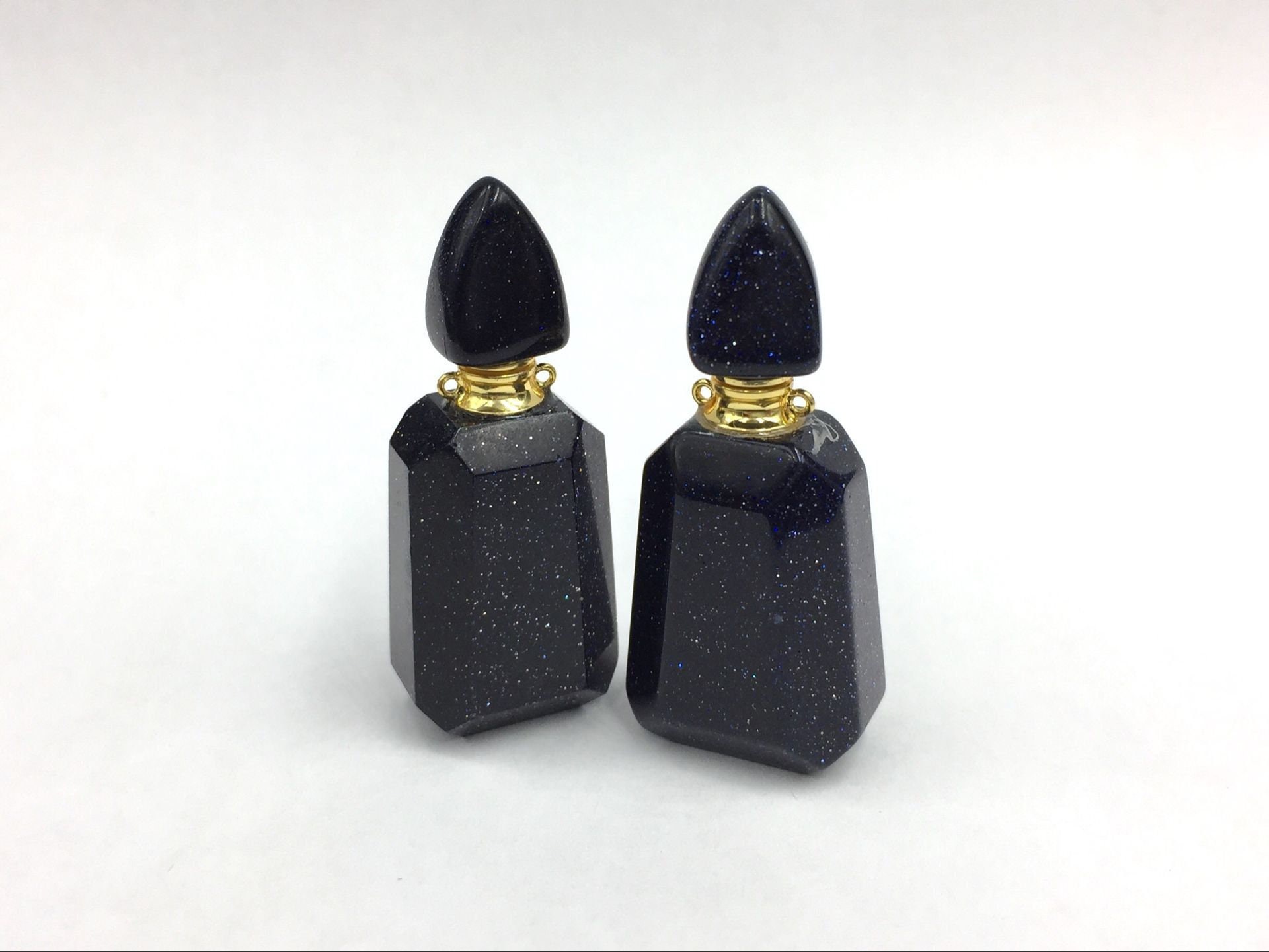 Blue Goldstone Perfume Bottle Essential Oil Diffuser Bottle | Etsy