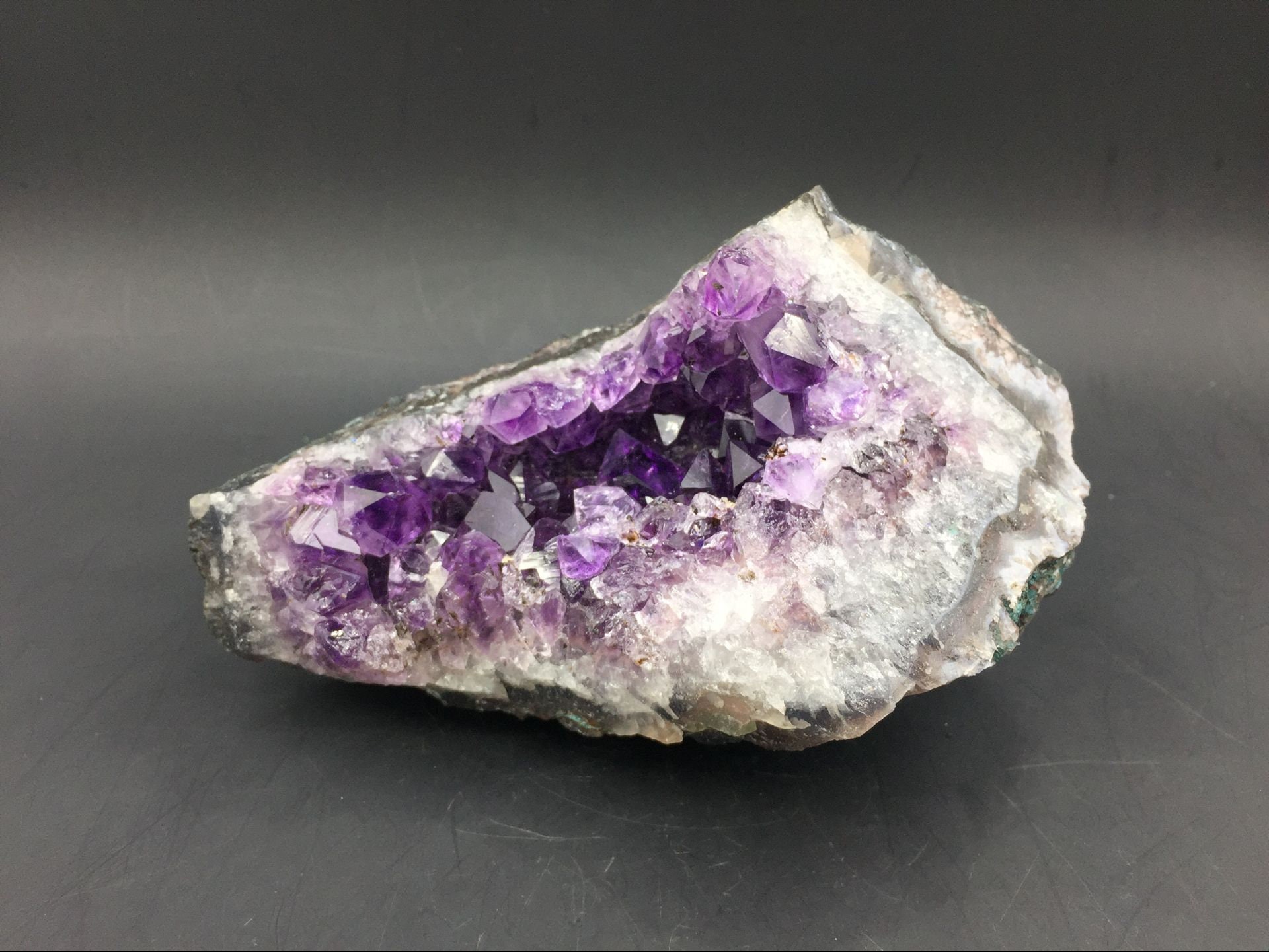 0.73kg Large Brazilian Amethyst Cluster Geode Amethyst Point Cluster ...