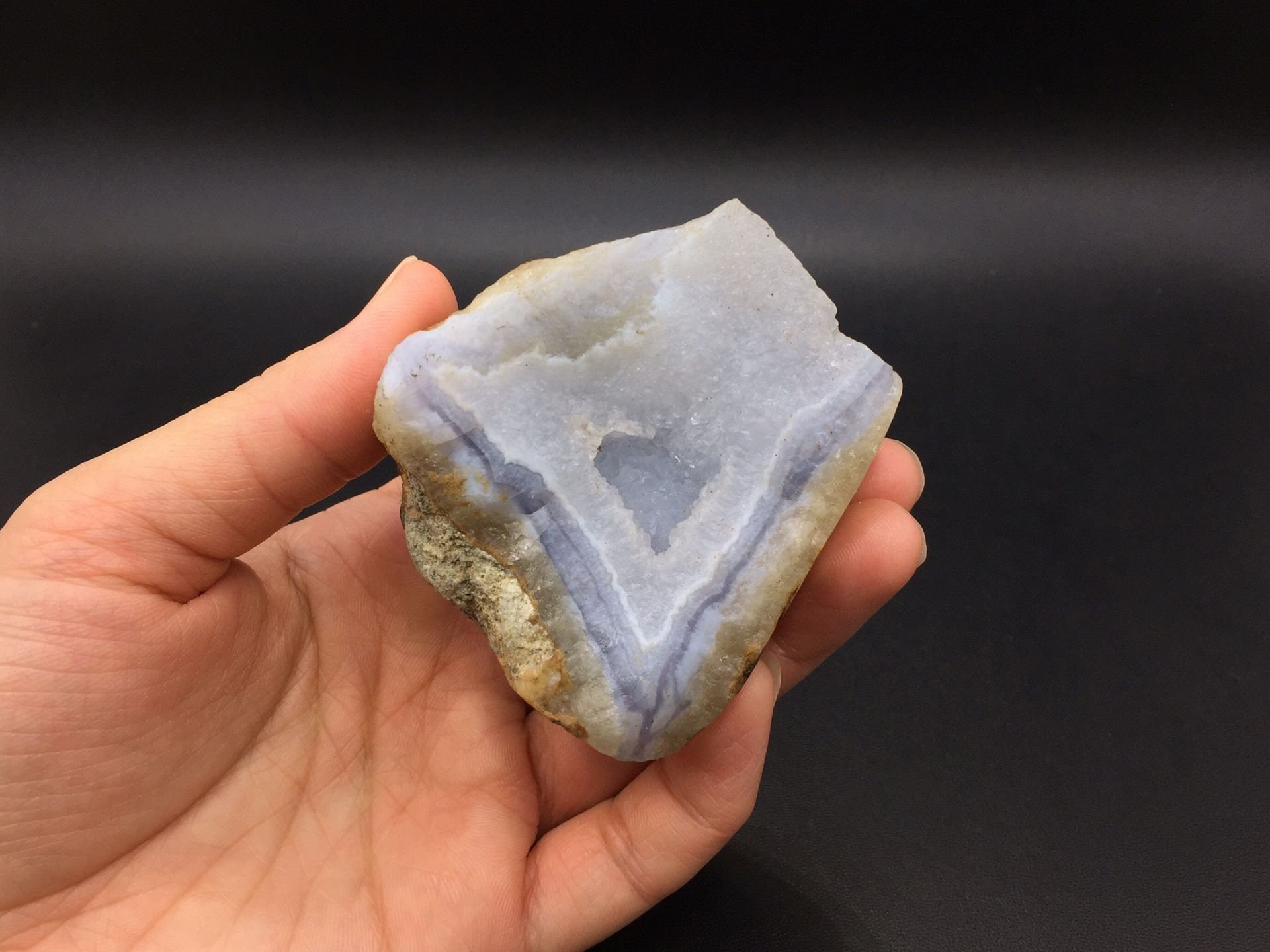 Blue Lace Agate Geode Cluster Natural Raw Blue Lace Agate | Etsy