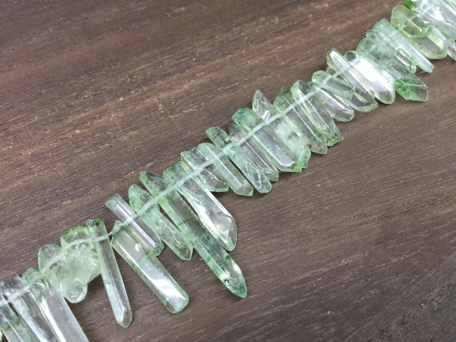 Tiny Polished Crystal Points Light Green Crystal Quartz Point - Etsy