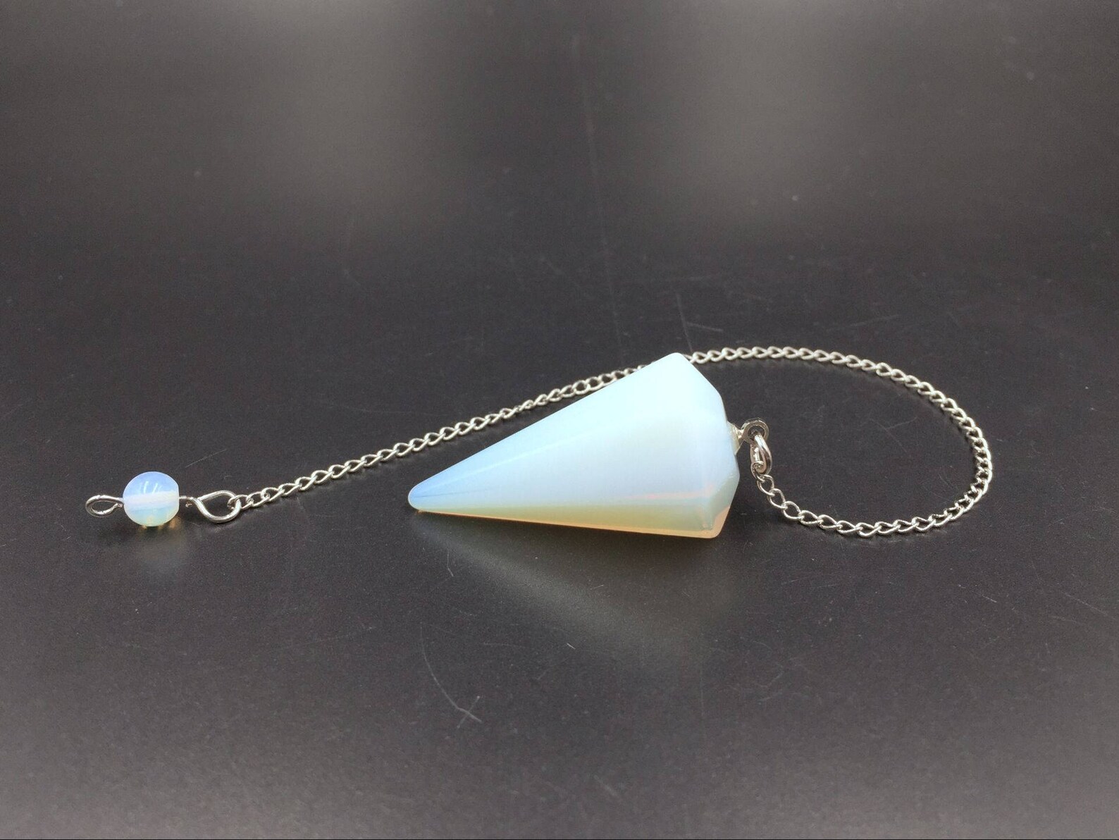 White Opalite Pendulum Crystal Pendulum Gemstone Pendulum - Etsy