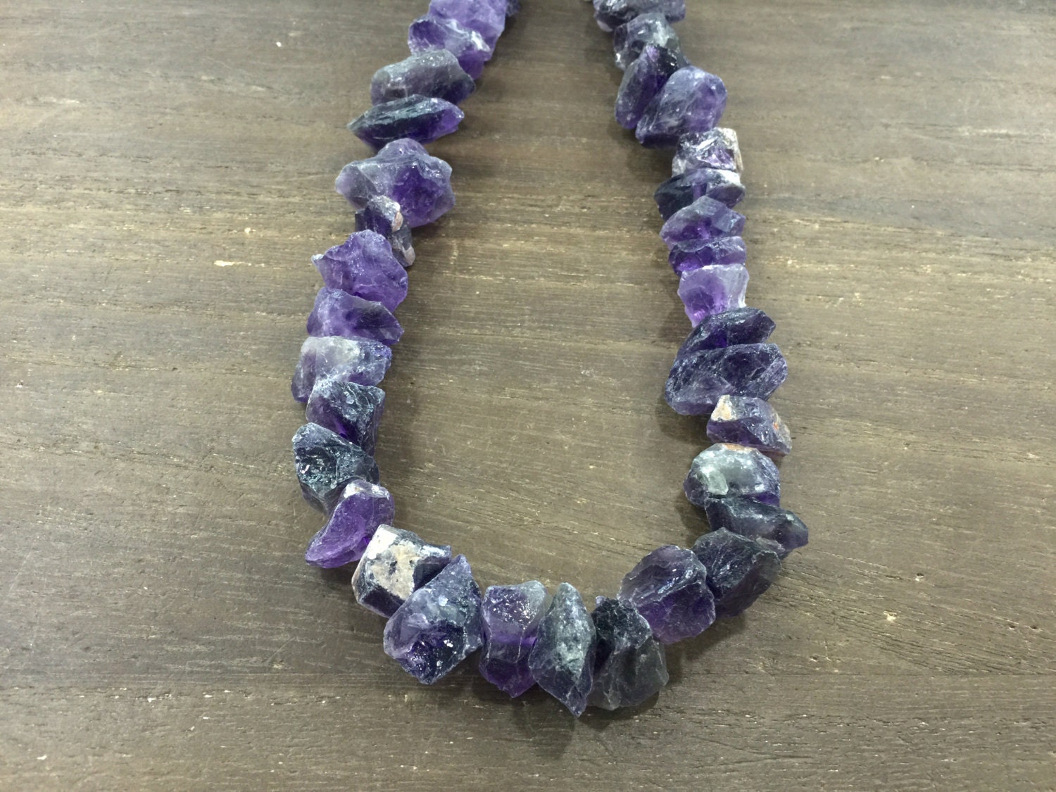 Raw Amethyst Nuggets Chips Beads Rough Purple Amethyst Quartz Crystal ...