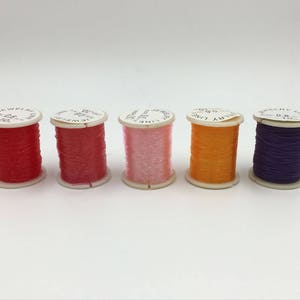 0.6mm 22 Gauge Elastic Thread Stretch Thread 10 Colors Crystal Beading ...