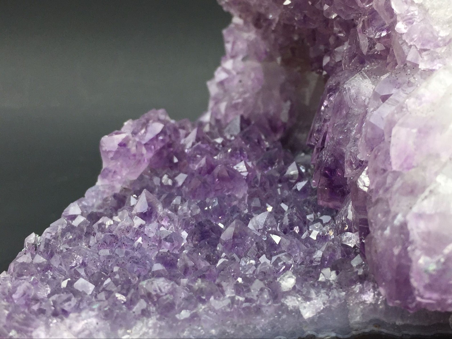 1.51kg Large Brazilian Amethyst Cluster Geode Amethyst Point Cluster ...