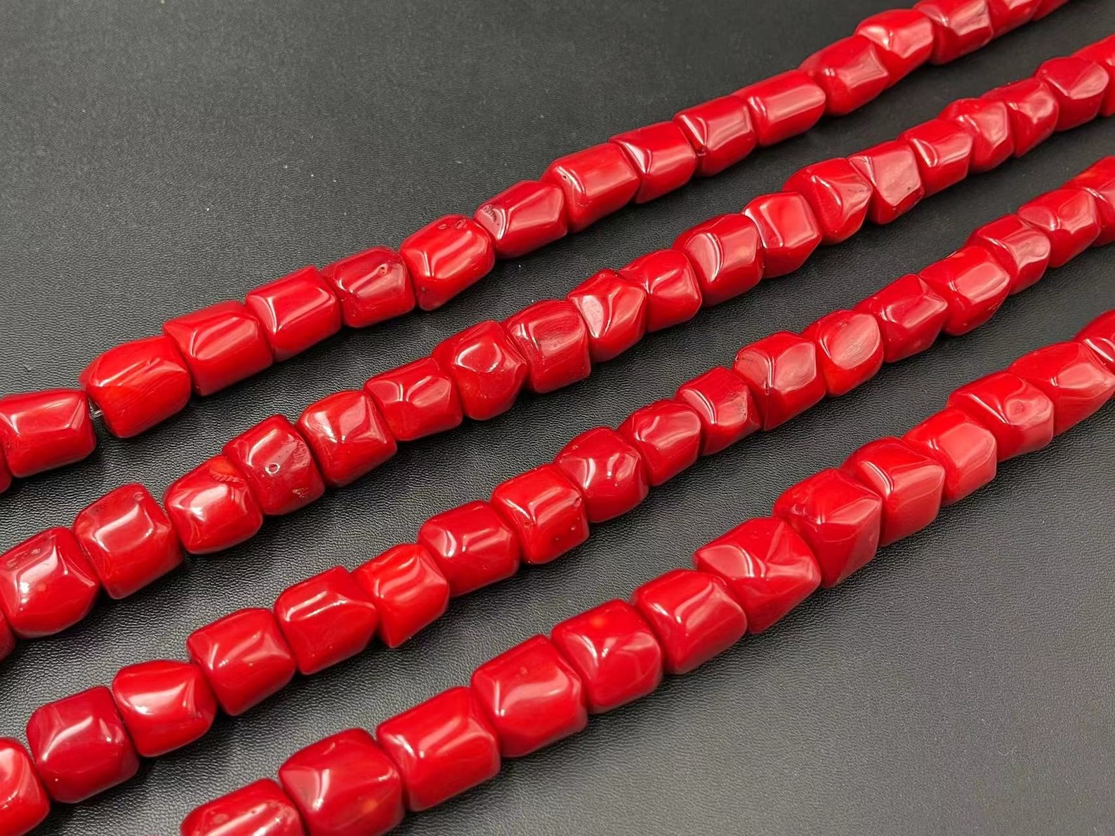 Large Red Coral Beads Natrual High Quality Coral Polished Coral Beads ...