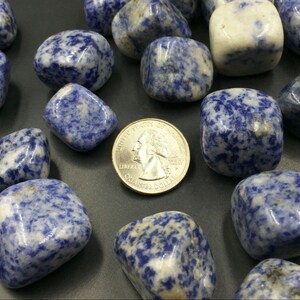 Sodalite Tumbled Stone Blue Sodalite Crystal Tumbled Healing Gemtone ...