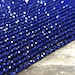 2mm Micro Faceted Round Sapphire Beads Lab-made/synthetic Blue Sapphire ...