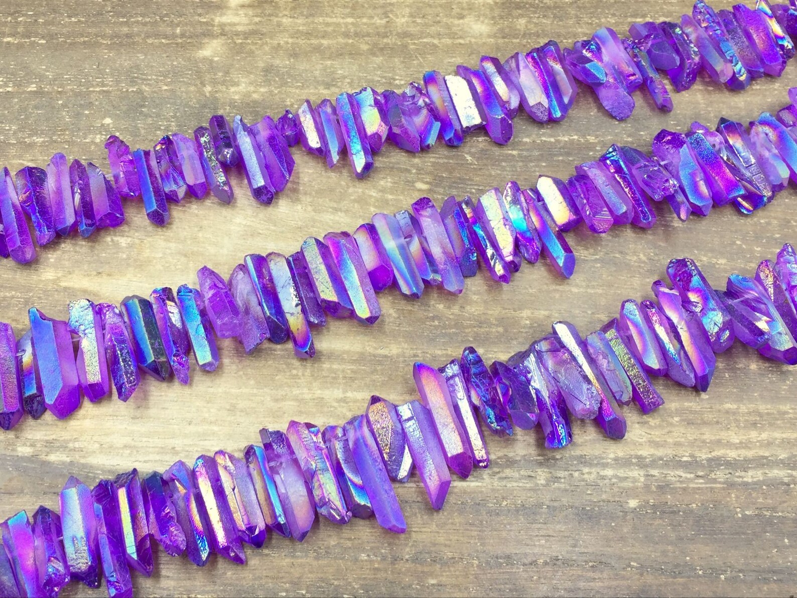 Tiny Raw Purple Aura Quartz Point Purplish Fuchsia Crystal - Etsy