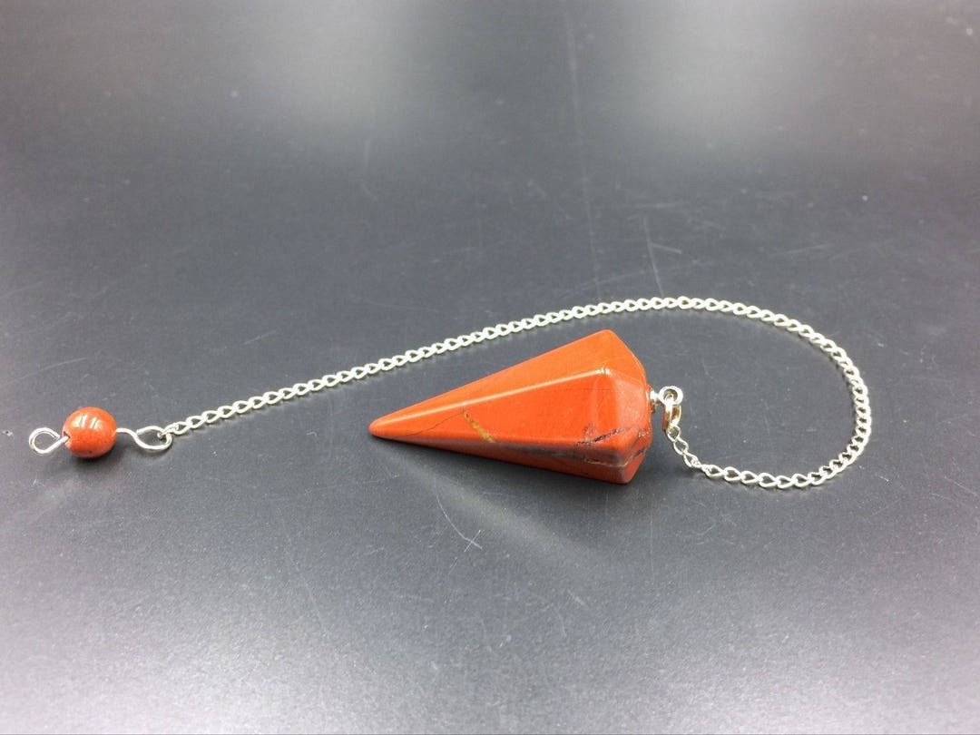 Red Jasper Pendulum Crystal Pendulum Gemstone Pendulum Pendant Dowsing ...