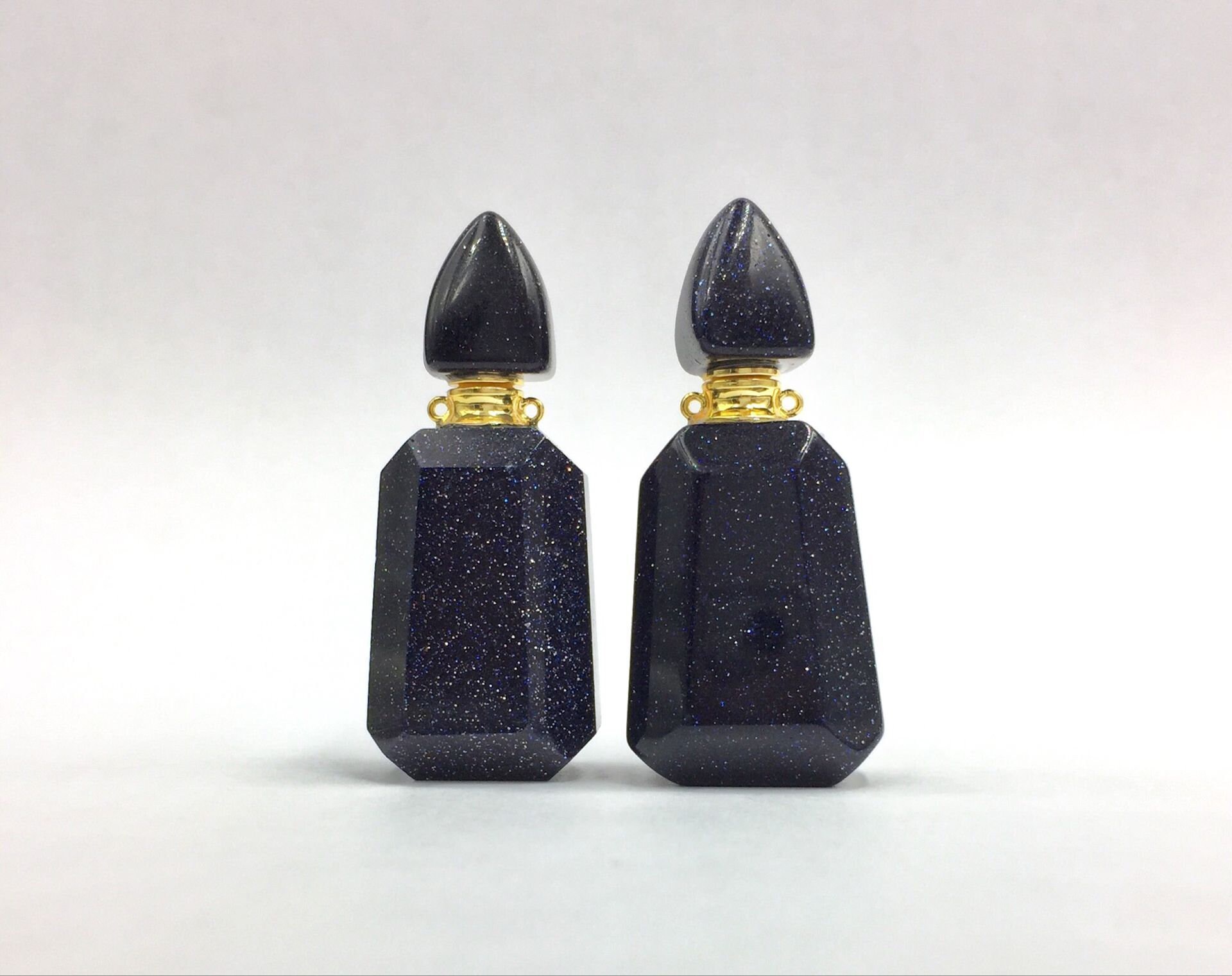 Blue Goldstone Perfume Bottle Essential Oil Diffuser Bottle | Etsy