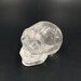 Clear Quartz Crystal Skull Natural Realistic Quartz Skull Gemstone ...