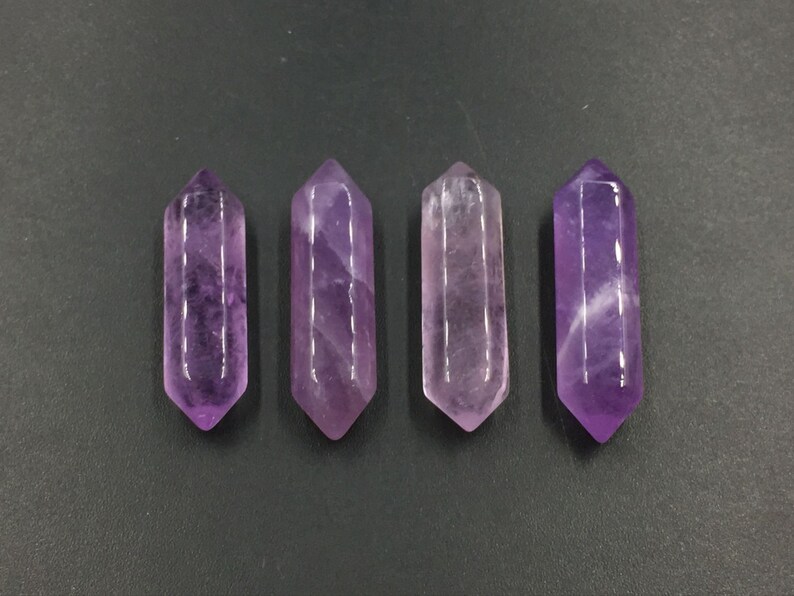 Amethyst Point Wand Double Terminated Natural Purple Amethyst Quartz ...