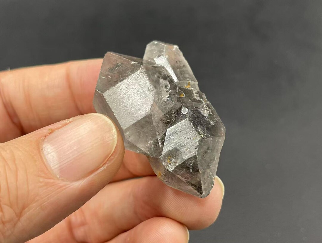 Tibetan Black Phantom Quartz Himalayan Quartz Double Terminated ...