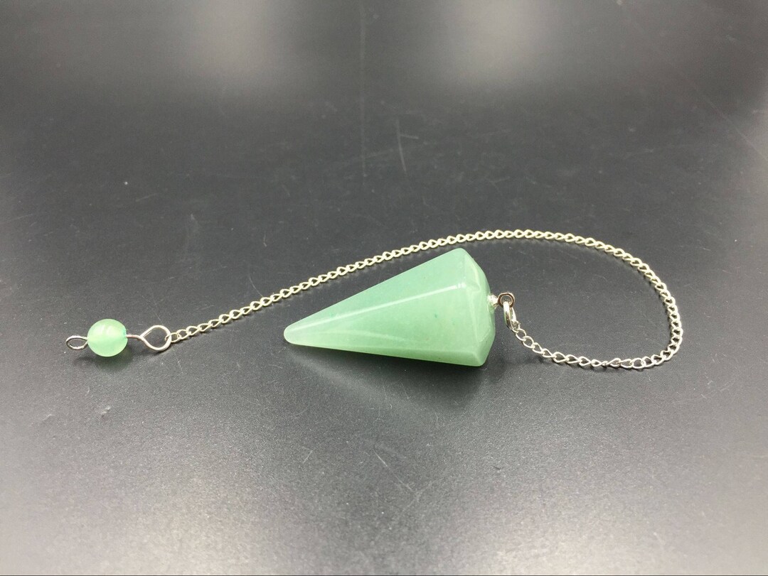 Green Aventurine Pendulum Crystal Pendulum Gemstone Pendulum Pendant ...