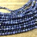 2mm Micro Faceted Sapphire Beads Natural Blue Sapphire Beads Blue ...
