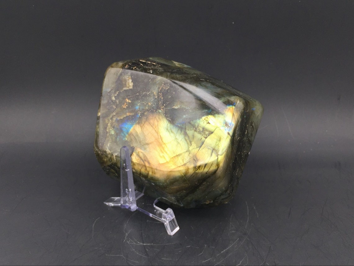 Polished Labradorite Stone Specimen Flashy Large Labradorite | Etsy