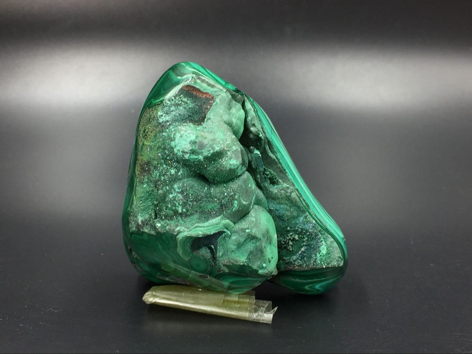 Polished Malachite Specimen Crystal Green Malachite Chrysocolla Stone ...