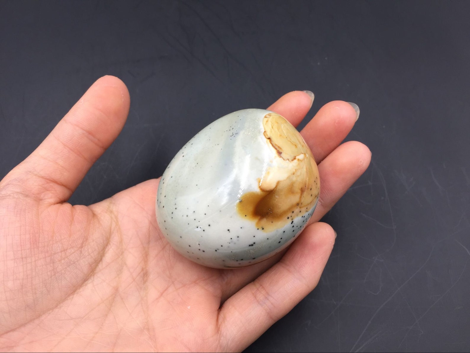 2.2" Polished Ocean Jasper Stone Specimen Tumbled Stone Palm Stone ...