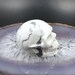 Natural Howlite Skull Realistic Gemstone Skull Carving Skull - Etsy