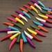Colorful Turquoise Horn Beads Howlite Tusk Point Turquoise Spike Beads ...
