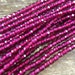 2mm Faceted Ruby Beads Micro Faceted Round Ruby Beads Lab-made ...