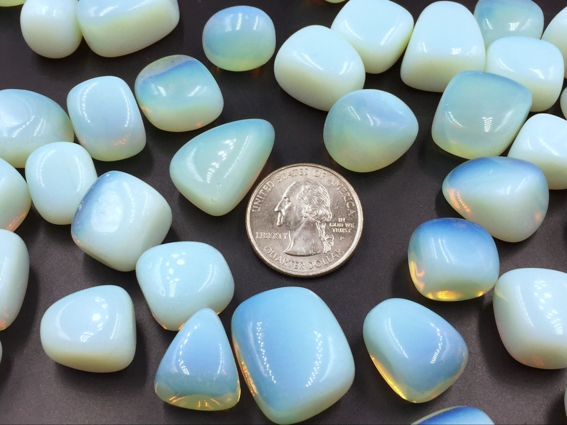 Opalite Crystal Tumbled Stone Crystal Tumbled Opalite stone | Etsy