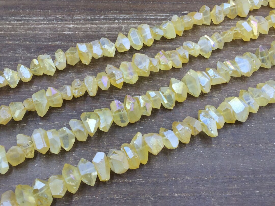 Yellow Quartz Crystal Points Raw Crystal Quartz Nuggets Double ...