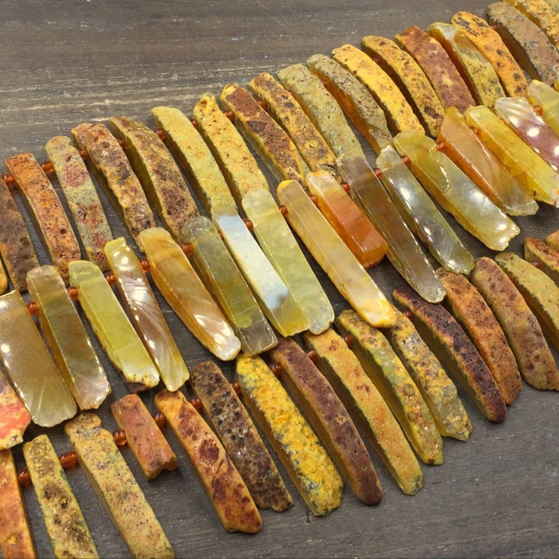 Raw Agate Jewelry - Etsy