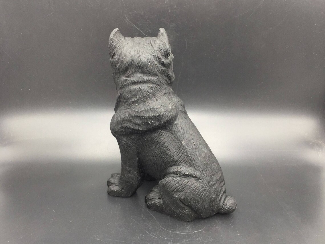 Cane Corso Dog Figurine Realistic Black Obsidian Dog Sculpture - Etsy
