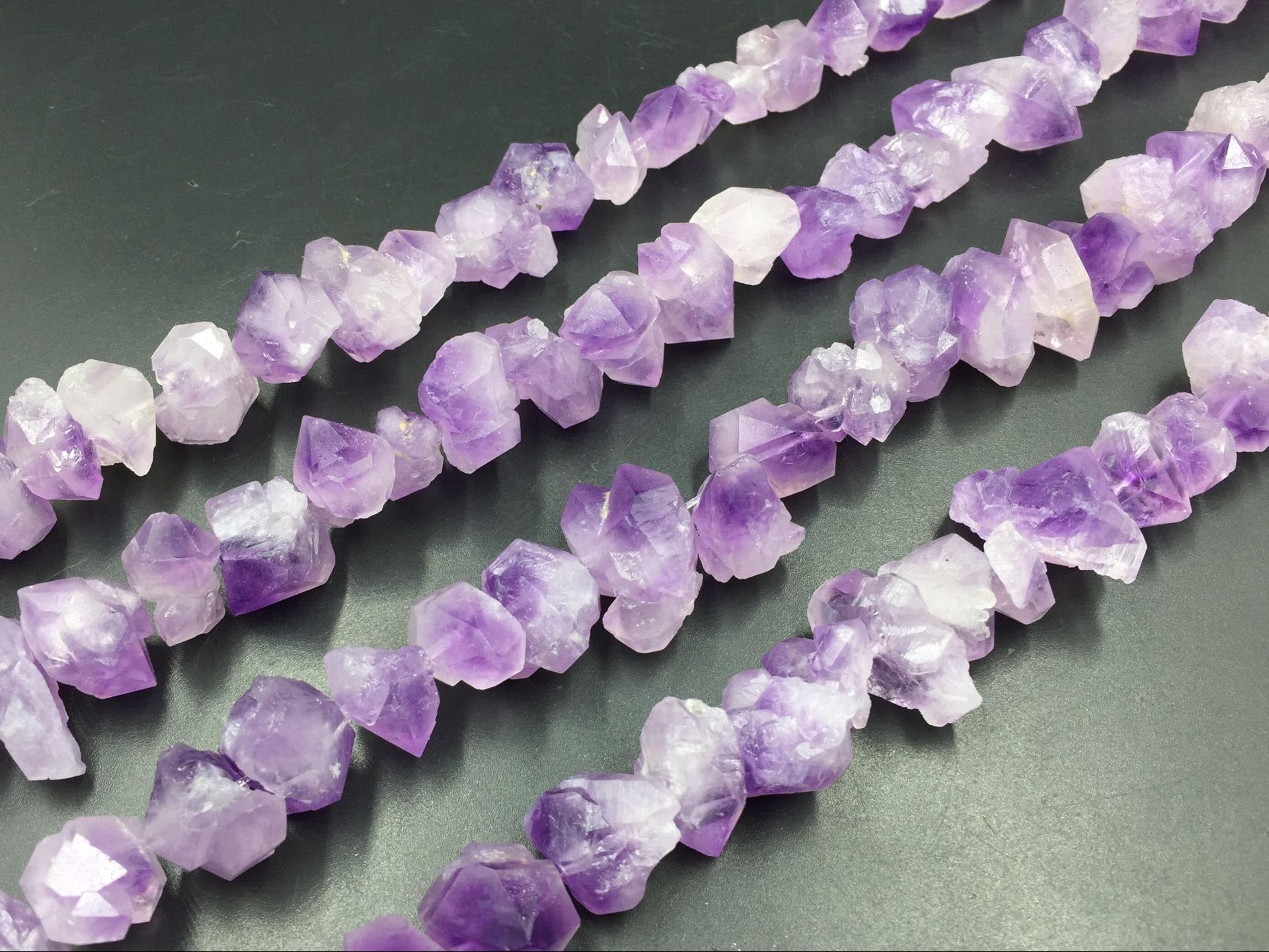 Small Amethyst Nuggets Amethyst Points Rough Amethyst Beads | Etsy